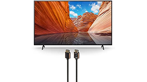 Sony KD55X80J 55" 4K High Dynamic Range Smart TV with a Austere 3S-4KHD2-2.5M III Series 4K HDMI Cable 2.5m Black (2021)(USED)