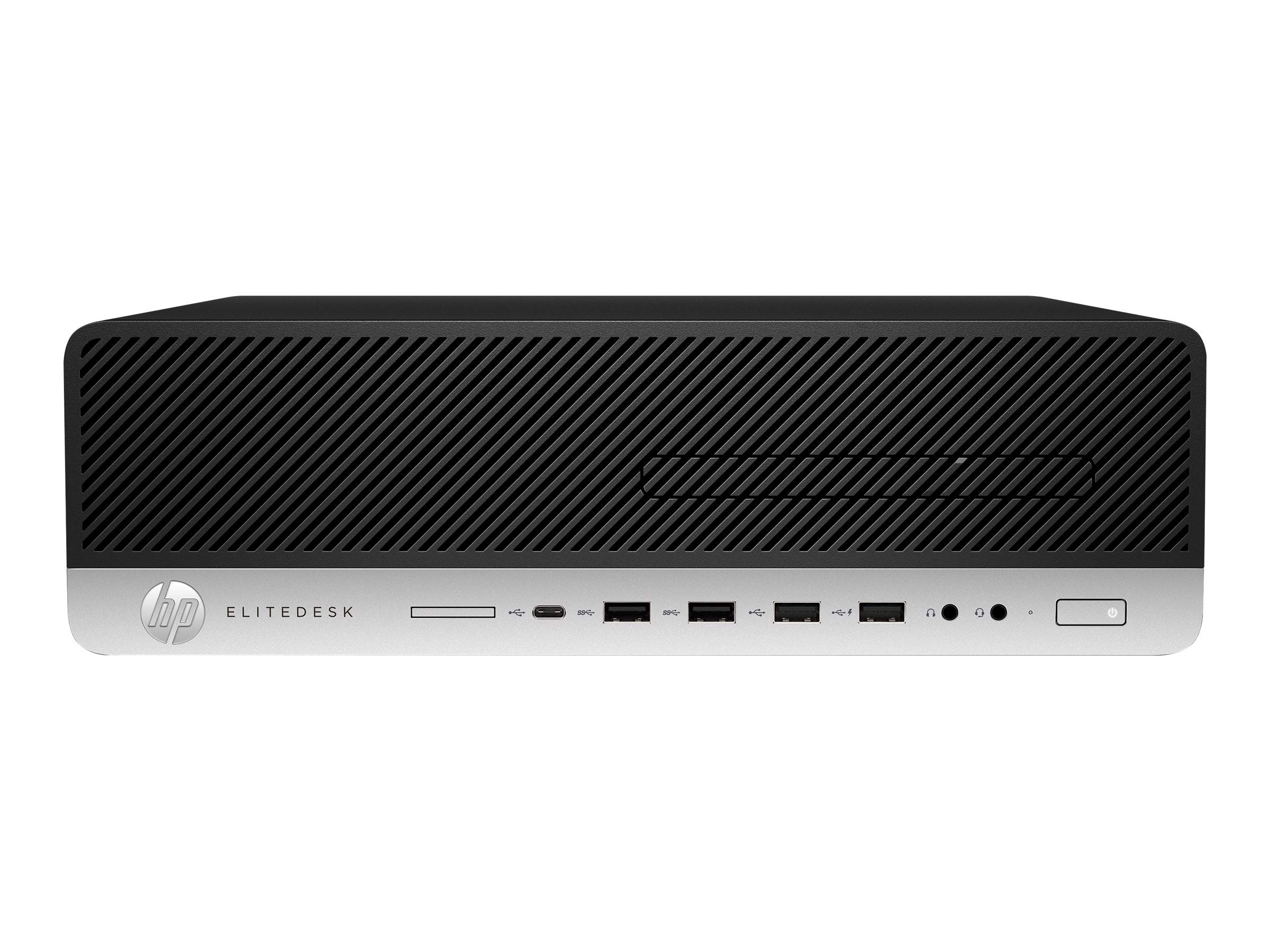 HP EliteDesk 800 G4 SFF Business Desktop Computer_ Intel Hexa-Core i7-8700 up to 4.6GHz, 16GB DDR4, 256GB PCIe SSD, DVDRW_ Wireless WiFi Adaptor_ Windows 10 Pro_ BROAGE 64GB Flash Drive