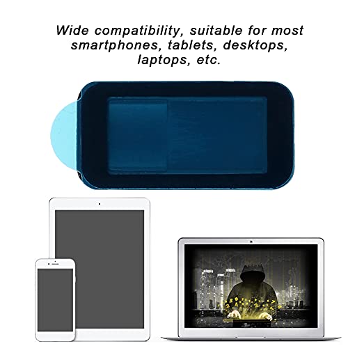 Ufolet Webcam Cover, Anti-peep Practical Security Computer Camera Cover for Laptops for Desktops for Tablets for Smartphones(Black)