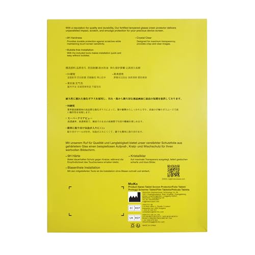 MoKo 2 Pack Sreen Protector for All-New Fire HD 10 & Fire HD 10 Plus - 10.1" (13th/11th Generation - 2023/2021 Release), Tempered Glass for Fire HD 10 Screen Protector, 9H Hardness, Glass