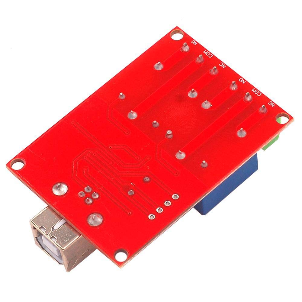 5V USB 2 Channel Relay Module Programmable Computer Control for Smart Home DC 5V