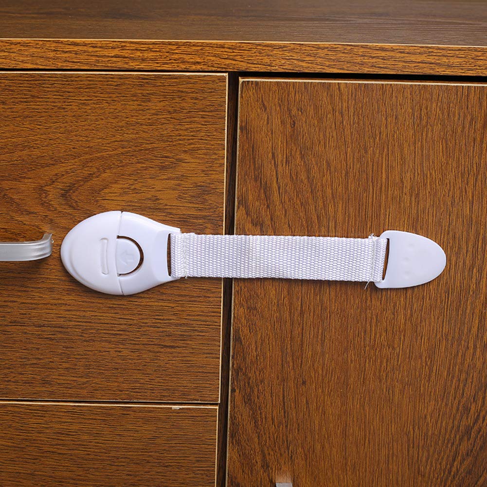 AKOAK 3 Pcs Child Safety Locks, Baby Care Accessories, Used for Refrigerator, Drawer, Door, Seat, etc