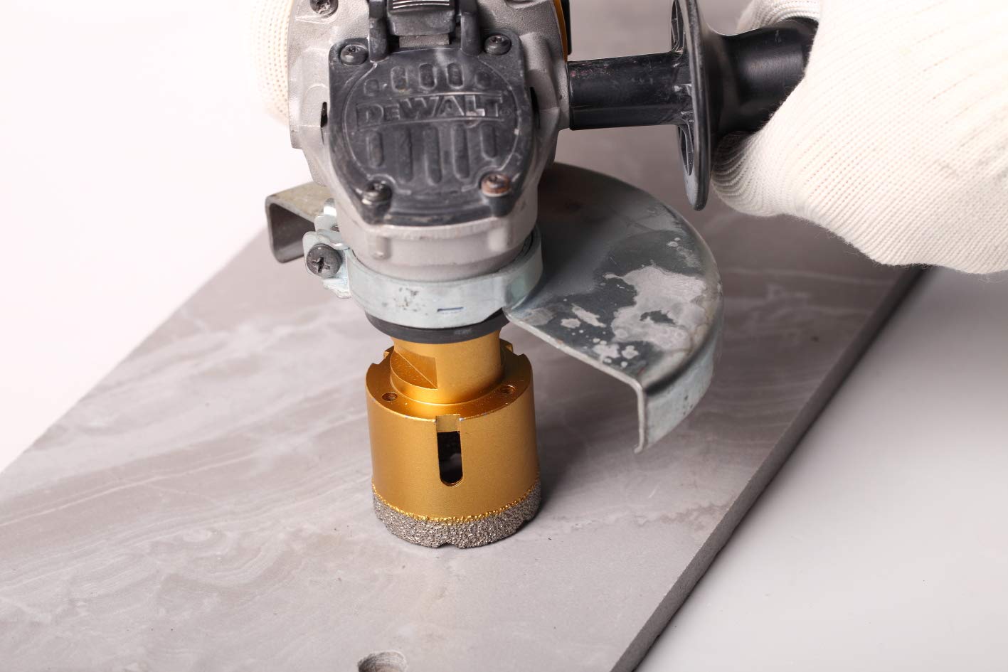 ABLE Vacuum brazed Diamond Dry Drilling bits Core bits with 5/8-11 for Porcelain Tile Granite Marble Stone Masonry Brick Medium Set(20/35/40/43/50/68mm)