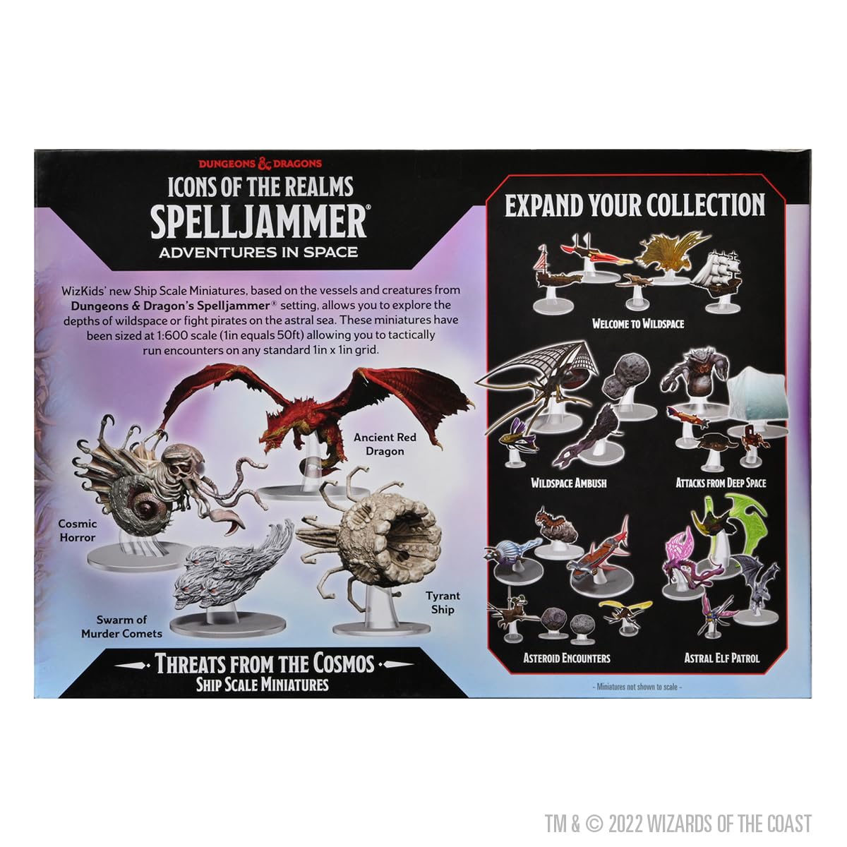 WizKids D&D Icons of The Realms: Ship Scale - Threats from The Cosmos