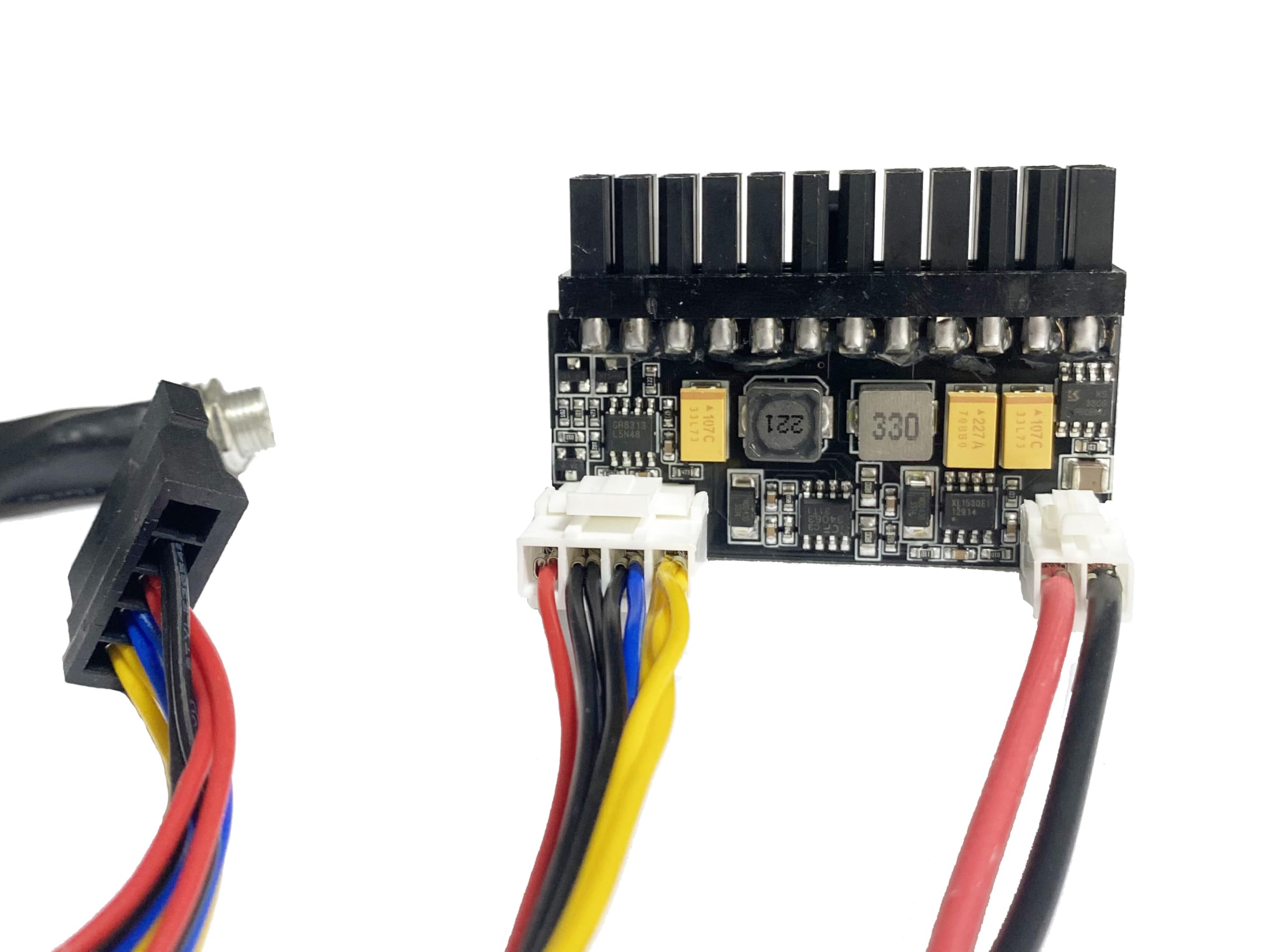 24pin DC ATX PSU 12V DC Input DC 12V 150 watt Pico PSU ATX High Mini-ITX Power Supply with Adapter Board ATX Switch PSU Car Auto for Computer Mainboard and car/Motorcycle