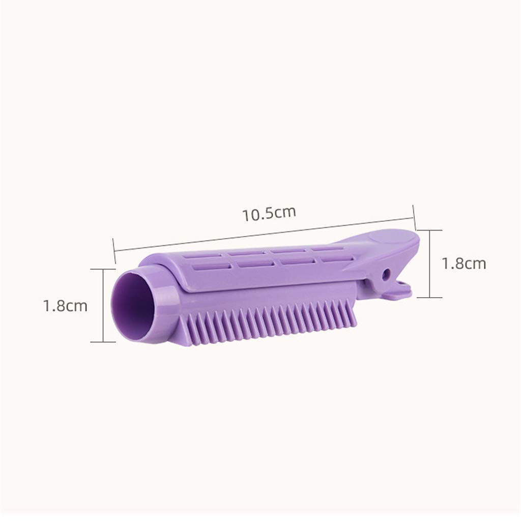 5pcs Volumizing Hair Root Clip - Natural Fluffy Hair Root Clip,Self Grip Root Volume Hair Curler Clip Naturally Diy Curler Fluffy Clamps Rollers Hair Styling Tool (5pc, Pink)