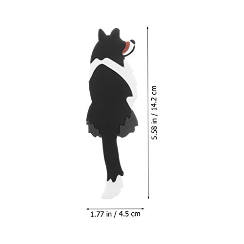 Baluue 2pcs Magnetic Hooks Cartoon Animals Fridge Magnets Wall Hook Coat Hat Hook for Hanging Towels and More (P3+P4)
