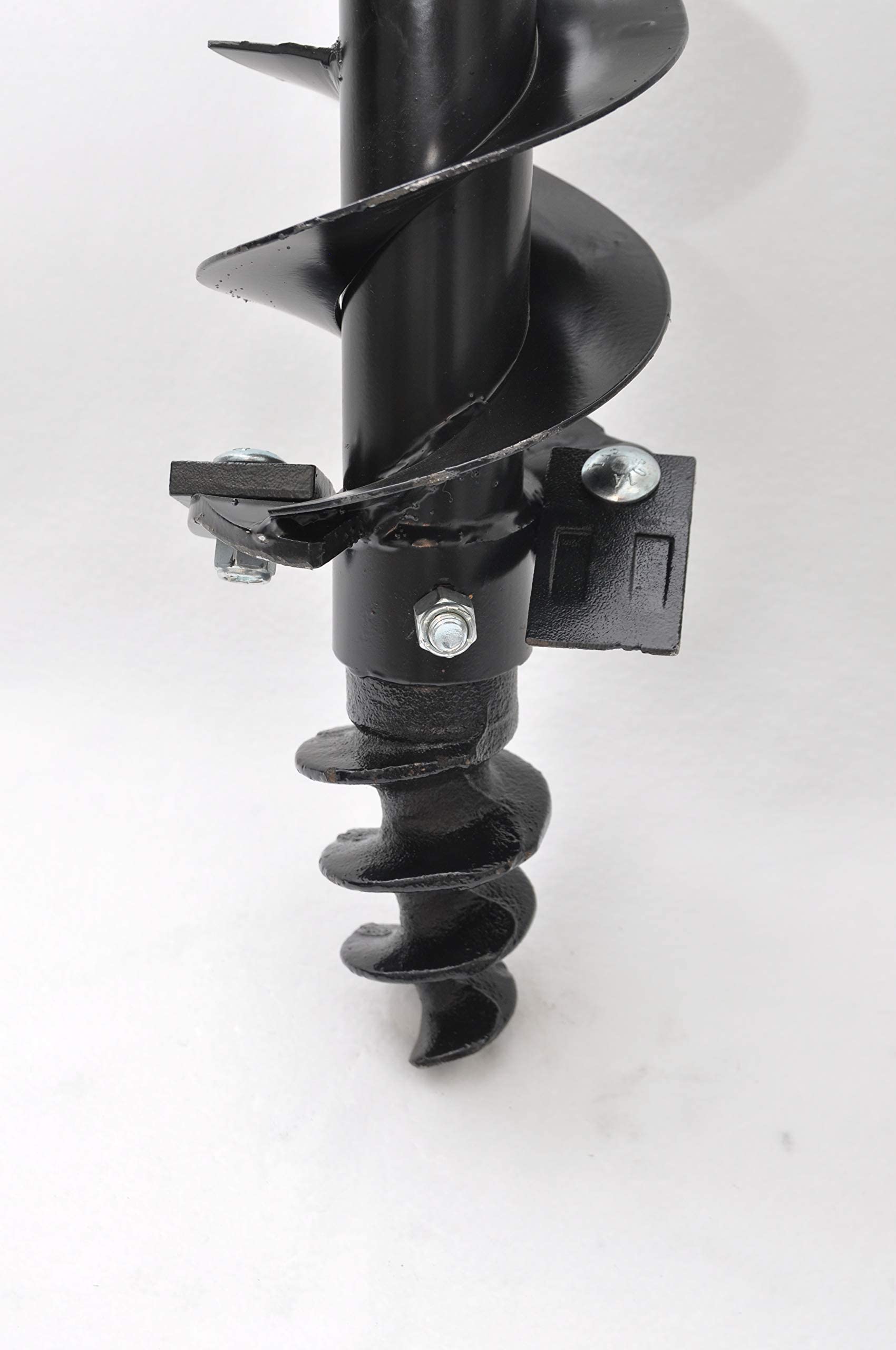 6" Diameter Reinforced 3-Point Auger Bit for 2" Round Drive Post Hole Diggers