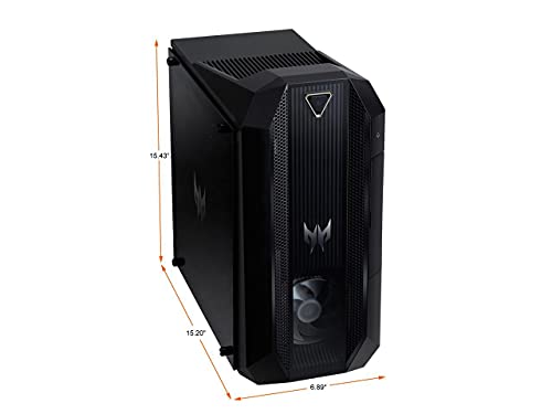 Acer Predator Orion 3000 PO3-620-UR17 Gaming Desktop Computer, Intel Core i7-10700 2.9GHz, 16GB RAM, 512GB SSD+1TB HDD, NVIDIA GeForce RTX 3070 8GB, Windows 10 Home