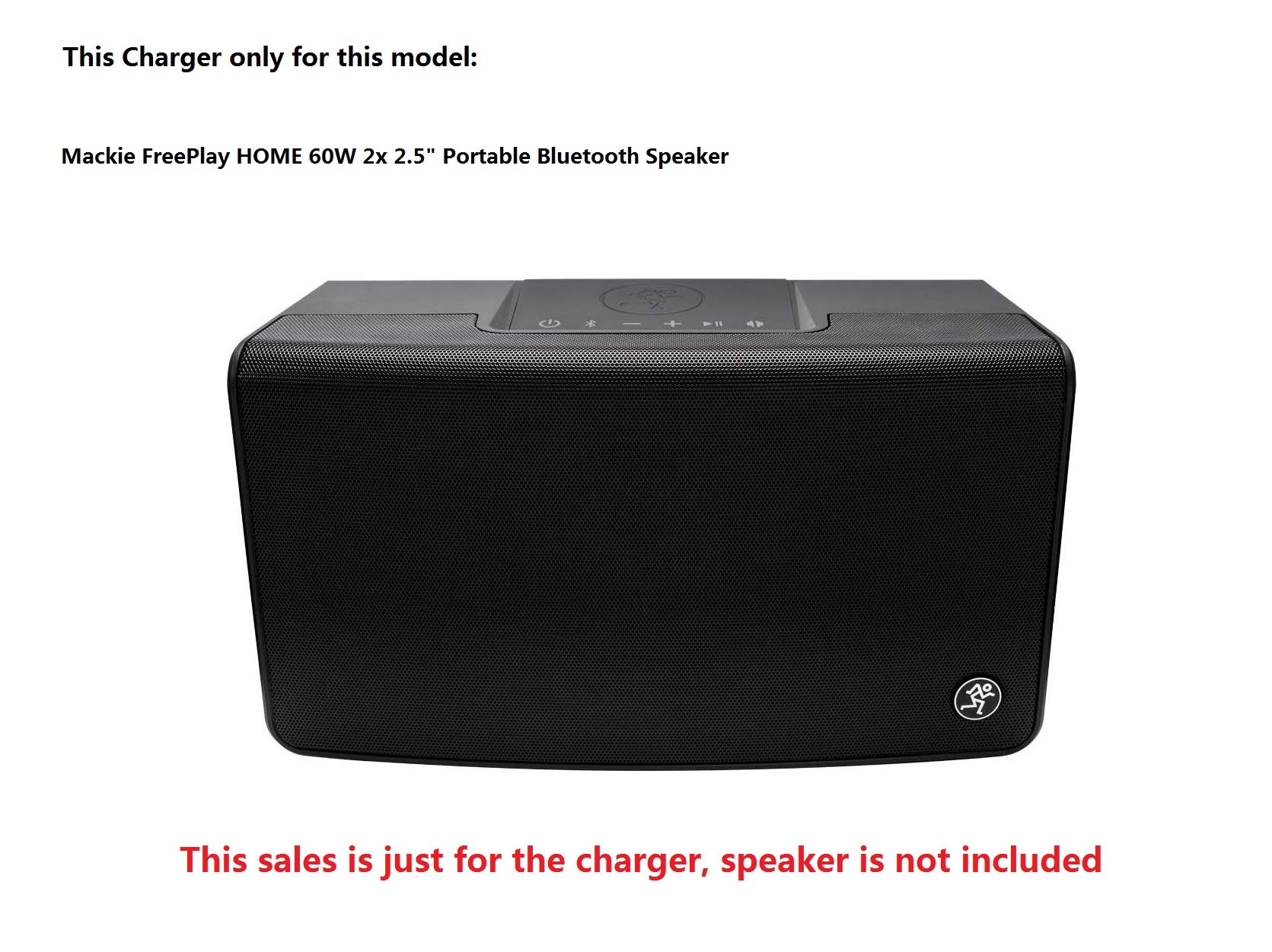 AC Adapter - Power Supply Compatible with Mackie FreePlay Home Portable Speaker