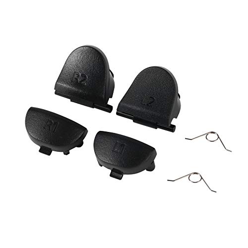 6 PCS Gamepad Repair Parts Replace Buttons R1 L1 R2 L2 Triggers for Dualshock 4 for PS4 Controller Electronic Accessories
