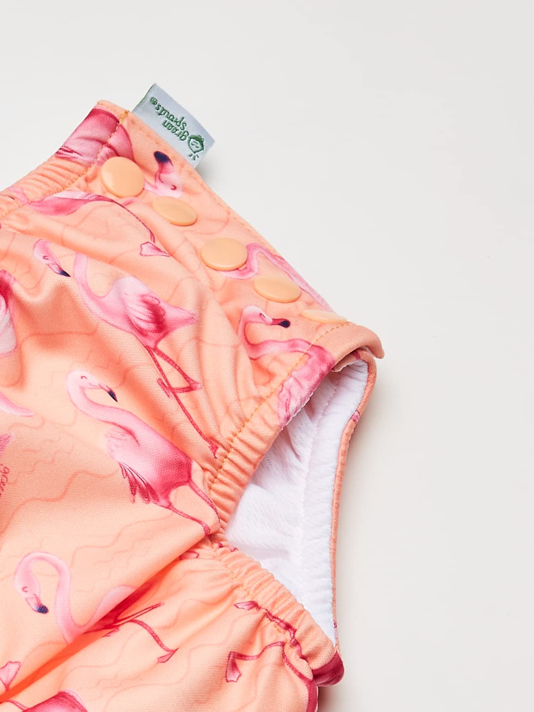 i Play Girls Reusable Absorbent Baby Swim Diapers Coral Flamingos 24 Months