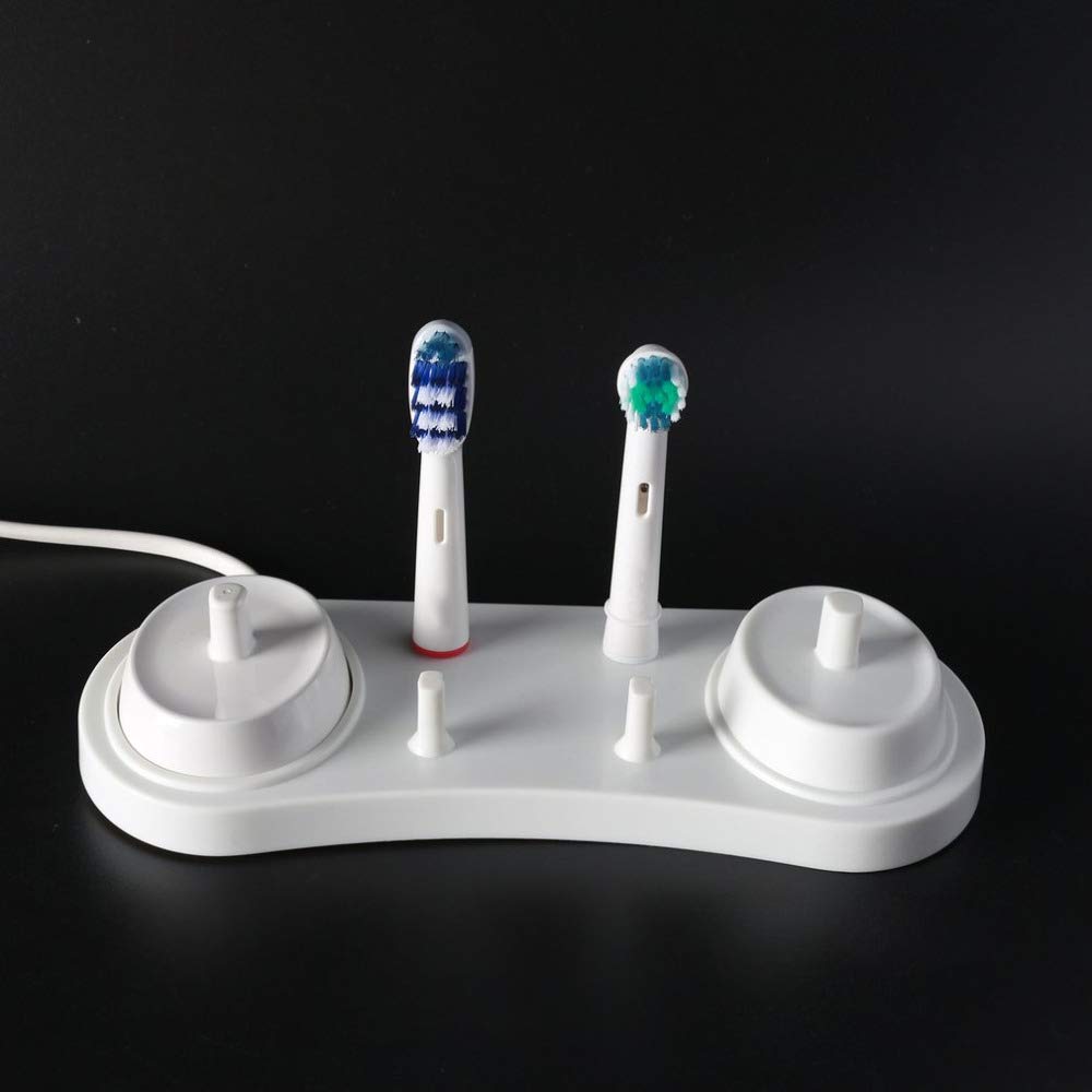 Alaigo Electric Toothbrush Base Stand Support Brush Head Holder for Braun Oral B Electric Toothbrushes D12 D20 D16 D10 Pro 1000 Pro 2000 etc. Bathroom Tools with Charger Hole