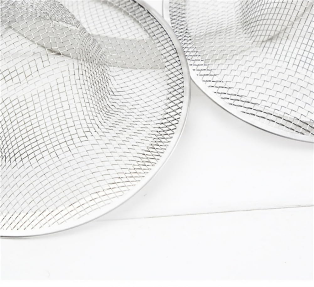 10 pcs Heavy Duty Stainless Steel Slop Basket Filter Trap, 2.08" Mesh Metal Sink Strainer,Perfect for Kitchen Sink/Bathroom Bathtub Wash Basin Floor Drain Balcony Drain Hole