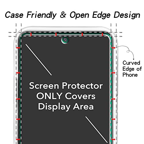KATIN [2-Pack] Designed For Samsung Galaxy S20 FE 5G, Galaxy S20 FE Tempered Glass Screen Protector, Bubble Free, Support Fingerprint Reader, Case Friendly