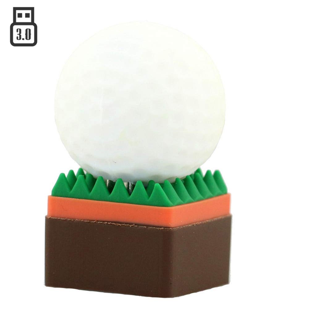 64GB Ball Model Flash Drive USB 3.0 Drive Memory Stick Thumb Drives Pen Drive Data Storage Zip Drive Jump Drive Flash Stick USB Stick USB Flash Drive - Golf