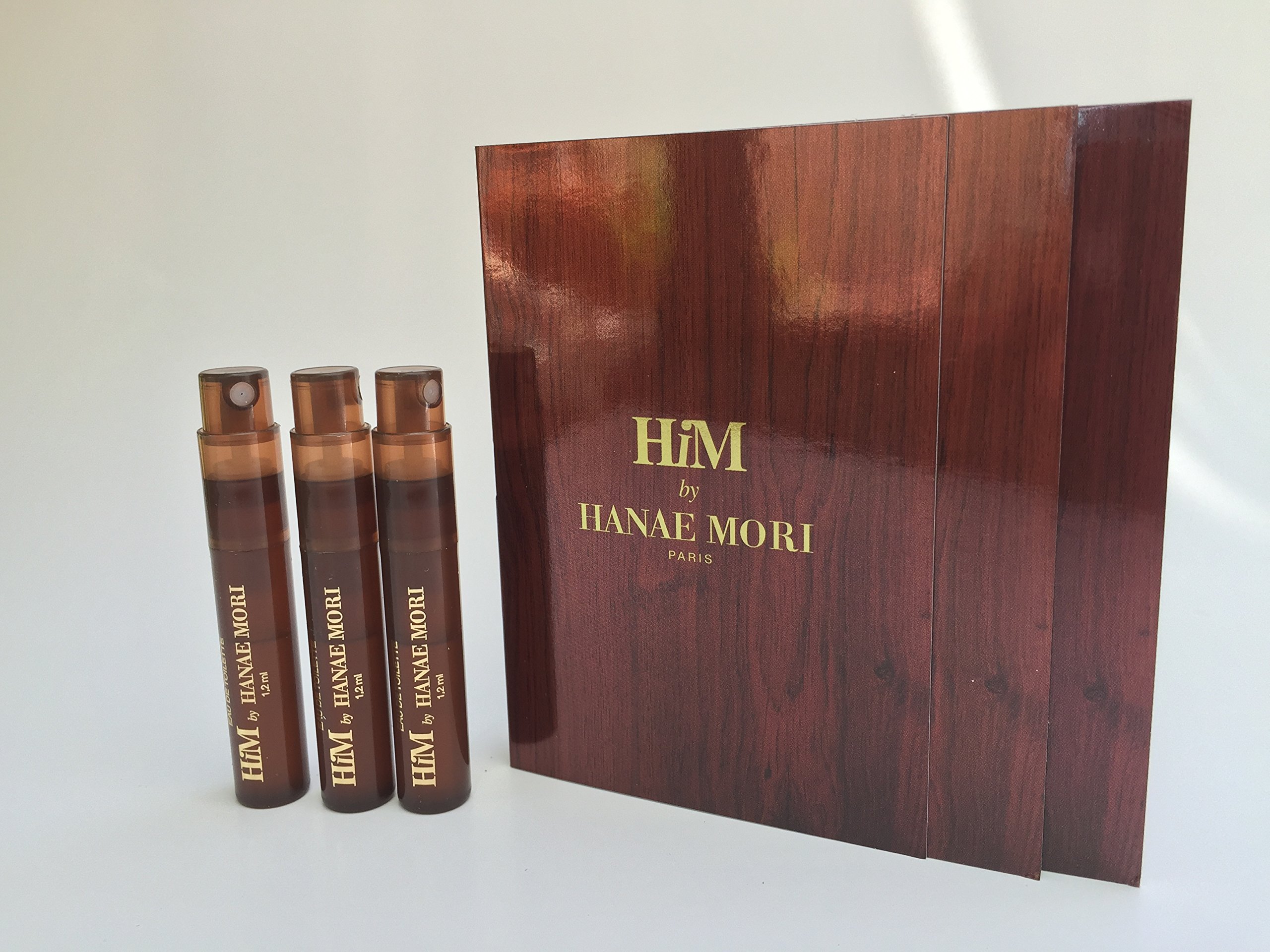 3 Him by Hanae Mori 1.2 ml Eau De Toilette Men Sample Vial