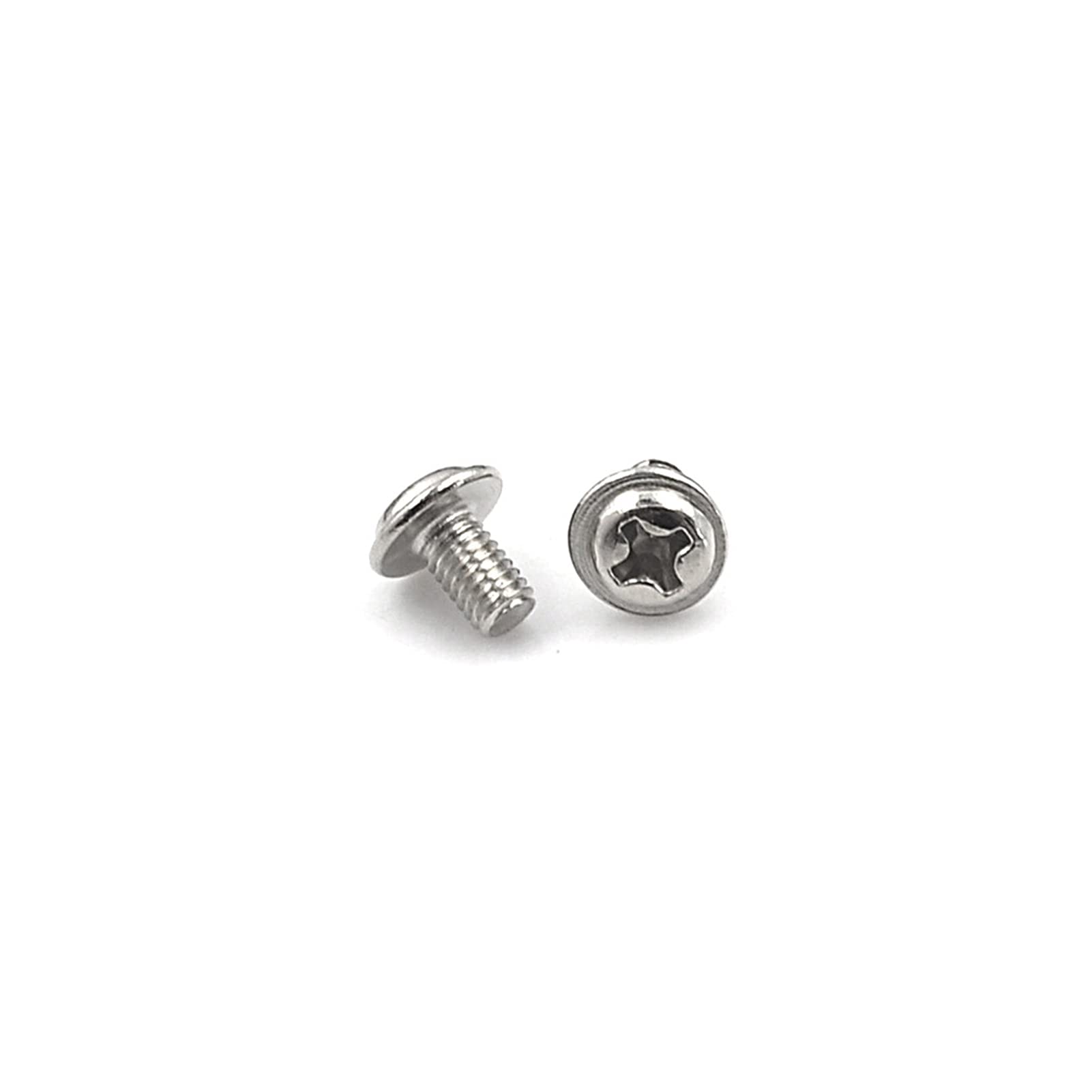 ZHIMING 100 Pieces of M3 Screws M3X5 5mm Computer case Hard Drive Precision 6/32 inch hex Screws, Suitable for Computer Floppy Disk DVD ROM Motherboard 7 mm