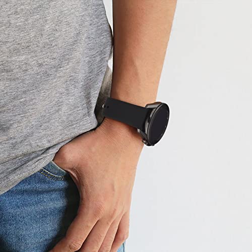 4 PACK Bands for Amazfit GTS 4 / GTS 4 Mini / GTS 3 / GTS / GTS2 / GTS 2e / GTS 2 mini Band Women Men, 20mm Quick Release Soft Silicone Sport Replacement Watch Strap for Amazfit Bip 3 Pro / Bip 3 / Bip U Pro / Bip / Bip Lite / Bip S / Bip S lite / Bip U (