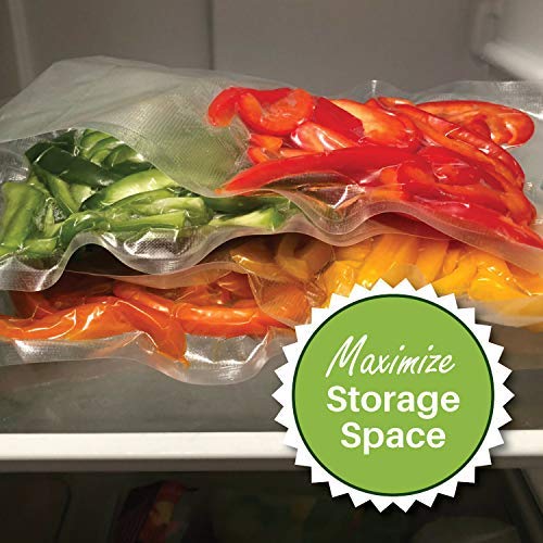 2 FoodVacBags 6" X 50' Rolls Embossed Vacuum Sealer Bags