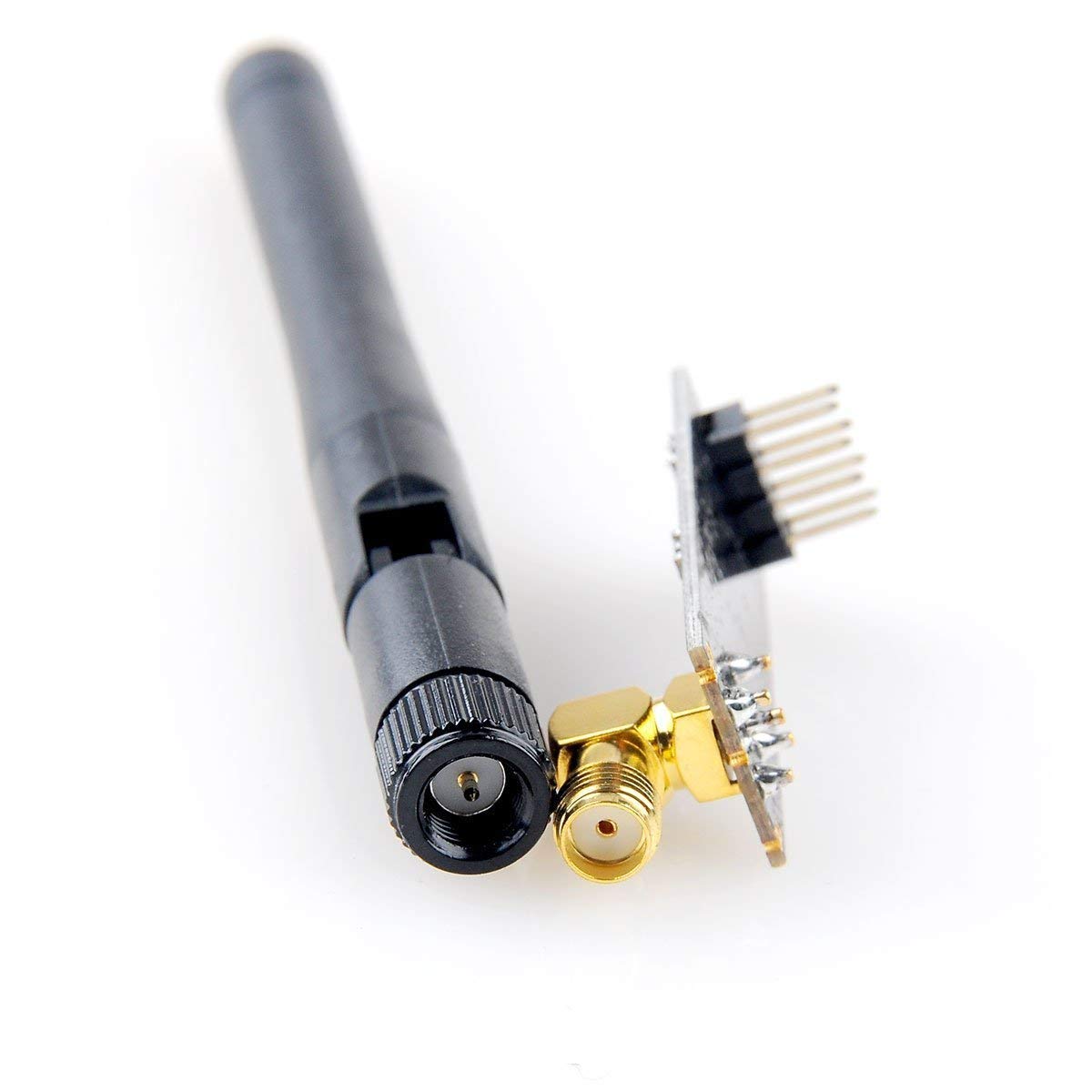 3pcs Wireless Transceiver Module, RF Transceiver Module, 2.4G 1100m NRF24L01+PA+LNA SMA Antenna for Raspberry Pi Arduino KY67