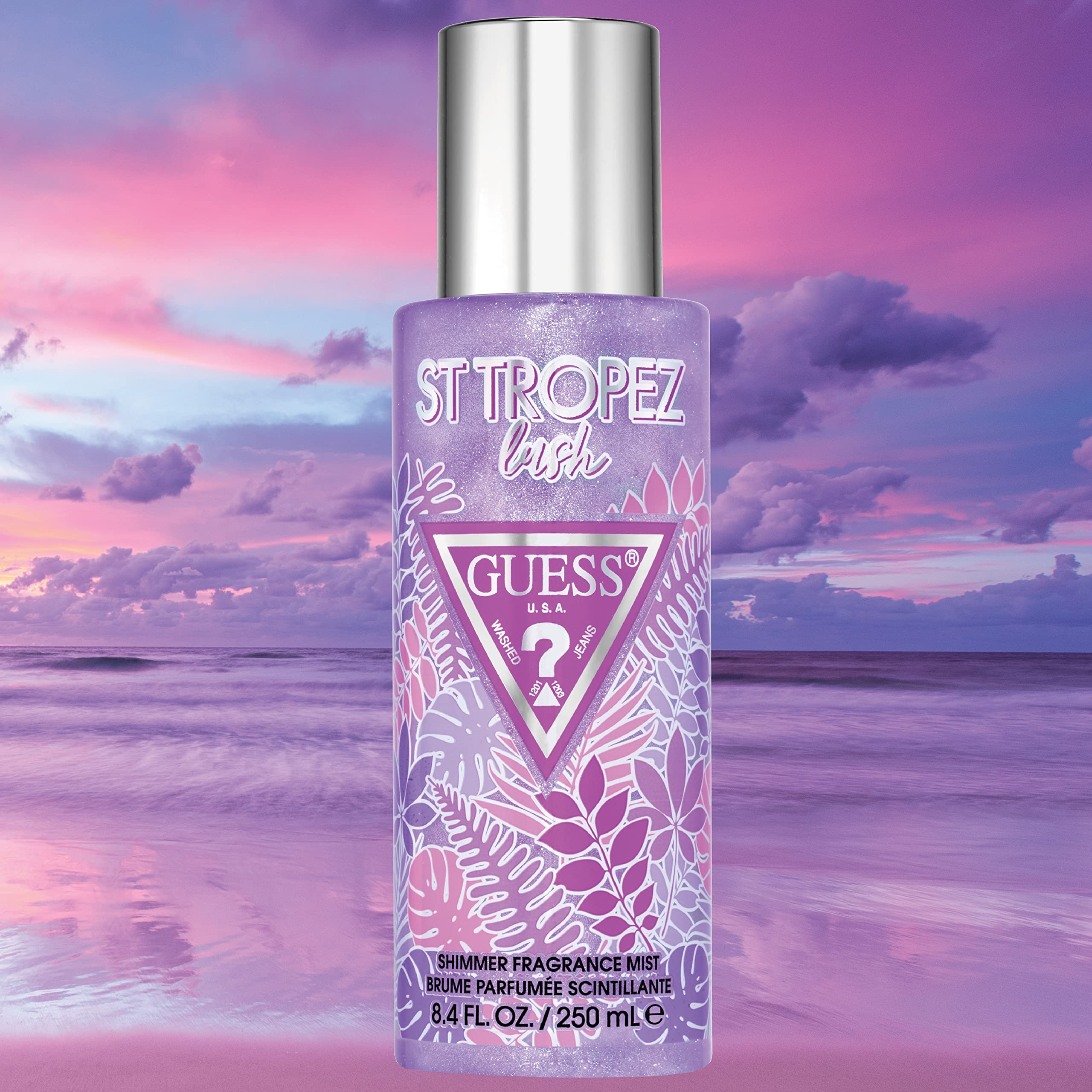 GUESS Destination St. Tropez Lush Shimmer Body Mist Spray, 8.4 Fl Oz