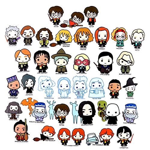 Conquest Journals Harry Potter Chibi Vinyl Stickers, Set of 60 Unique Stickers Including 5 Holograms, Waterproof and UV Resistant, Great for All Your Gadgets, Potterfy All The Things