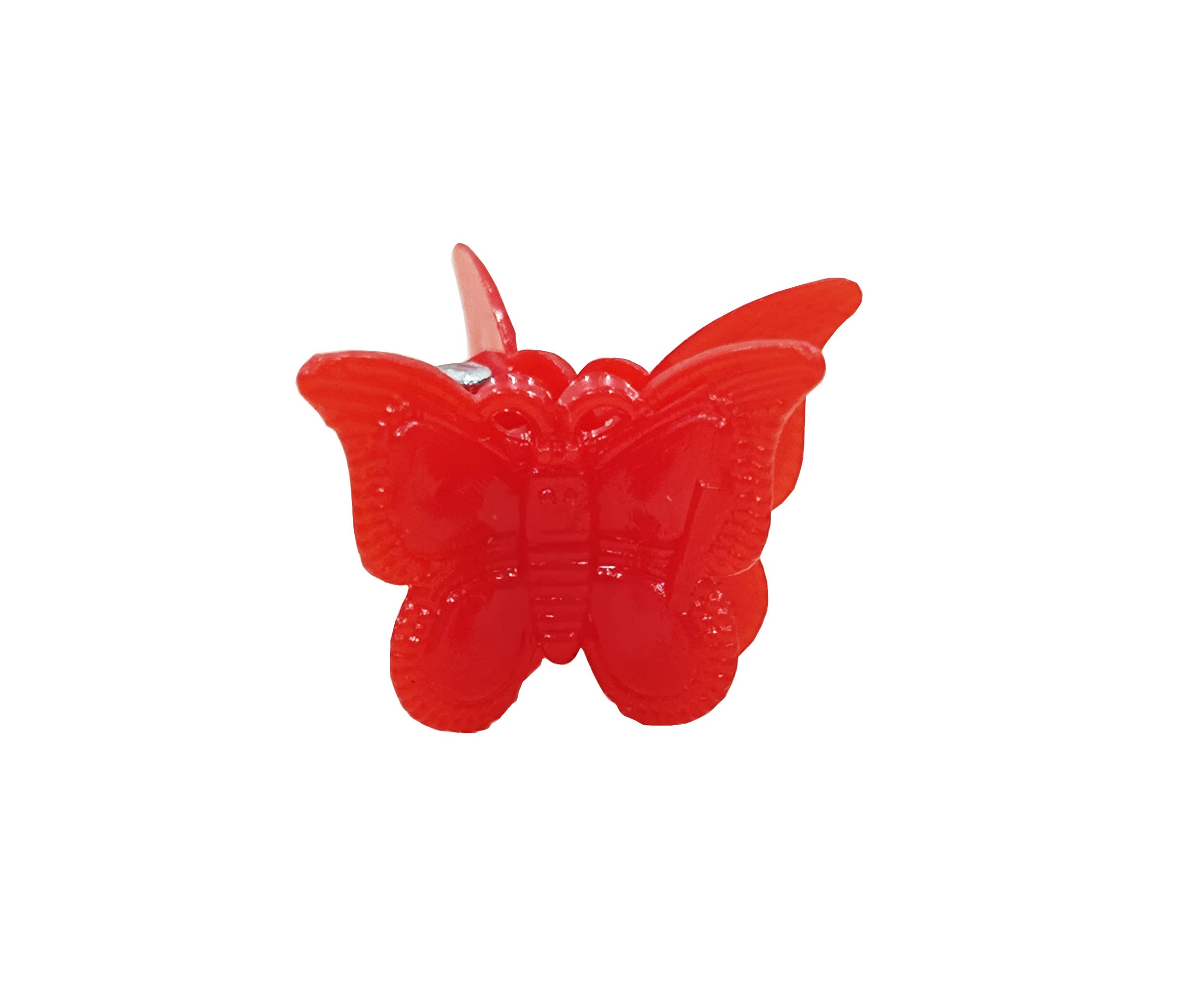 100 PCS Mini Butterfly Hair Clips for Girls and Women,(Colors in Random)