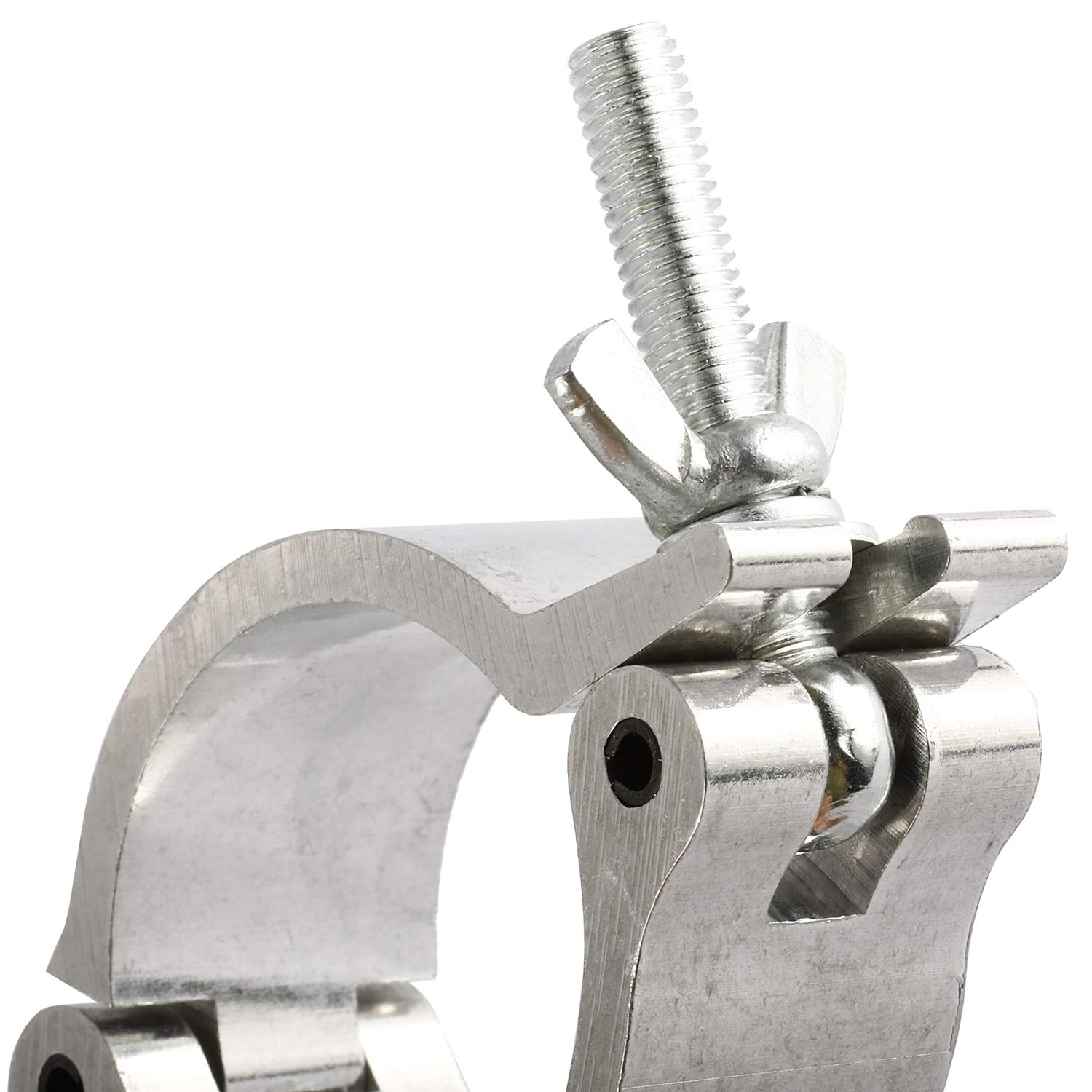 10 Pack O-Clamp 2 Inch Aluminum Alloy Stage Lights Truss Clamp, Fit for 48-51mm OD Tube/Pipe, Heavy Duty 220 lbs Load Capacity