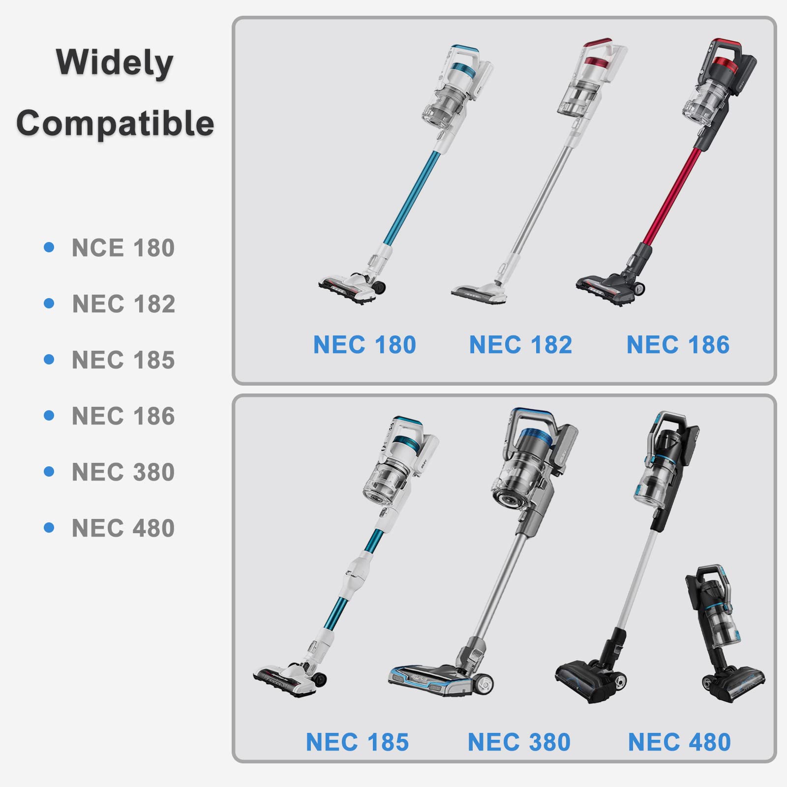 Charger for Eureka MC2805A P0801 RapidClean Pro/Stylus Lightweight Cordless Vacuum Cleaner NEC180 NEC182 NEC185 NEC186 NEC380 NEW400 Replacement Eureka Vacuum MC2805A Charger Cord