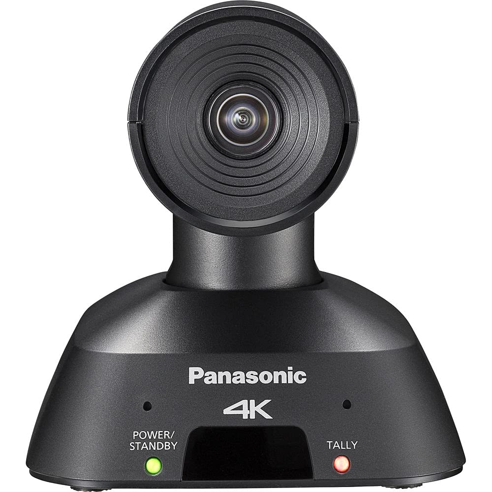Panasonic Compact 4K PTZ, HDMI, USB, Streaming PTZ Camera (Black) (AW-UE4KG) + Full-Size Tripod + Deluxe Cleaning Set + 2 x HDMI Cable + Tie Straps -Double Camera Bundle