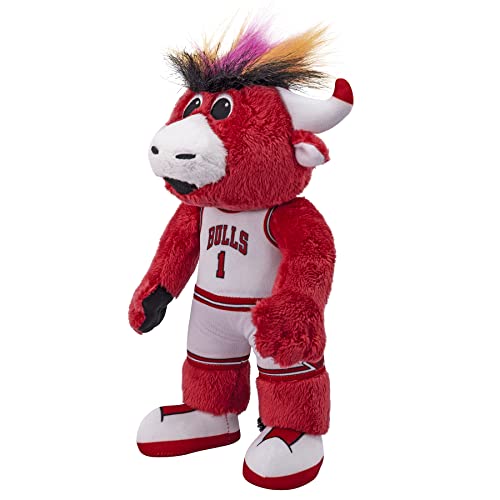 Bleacher Creatures Chicago Bulls Benny The Bull 10" Plush Figure- A Mascot for Play or Display