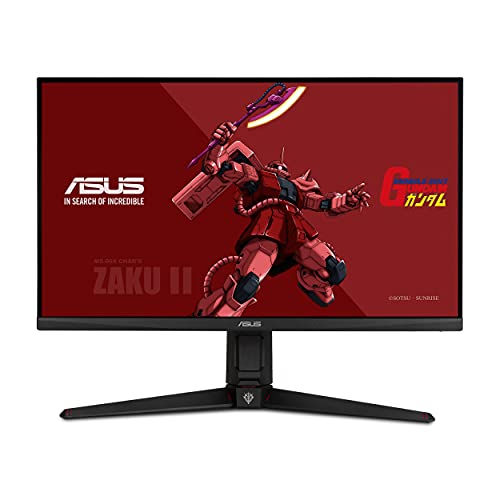 ASUS TUF Gaming 27” 1440P HDR Monitor (VG27AQGL1A) ZAKU II Edition - QHD (2560 x 1440), 170Hz, 1ms, IPS, G-SYNC Compatible, Extreme Low Motion Blur Sync, 130% sRGB, Eye Care, DisplayPort, HDMI, USB