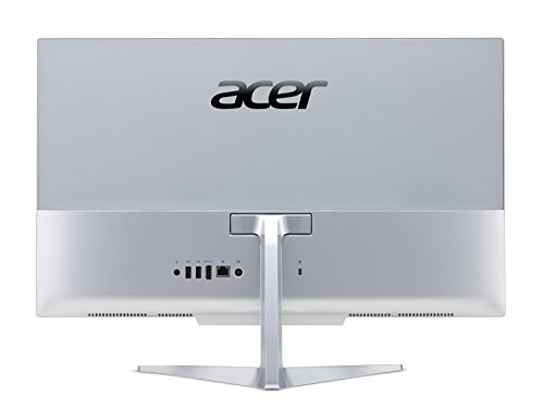 Acer Aspire C24-865-UA91 AIO Desktop, 23.8 inches Full HD, 8th Gen Intel Core i5-8250U, 8GB DDR4, 1TB HDD, 802.11AC Wifi, Wireless Keyboard and Mouse, Windows 10 Home, Silver