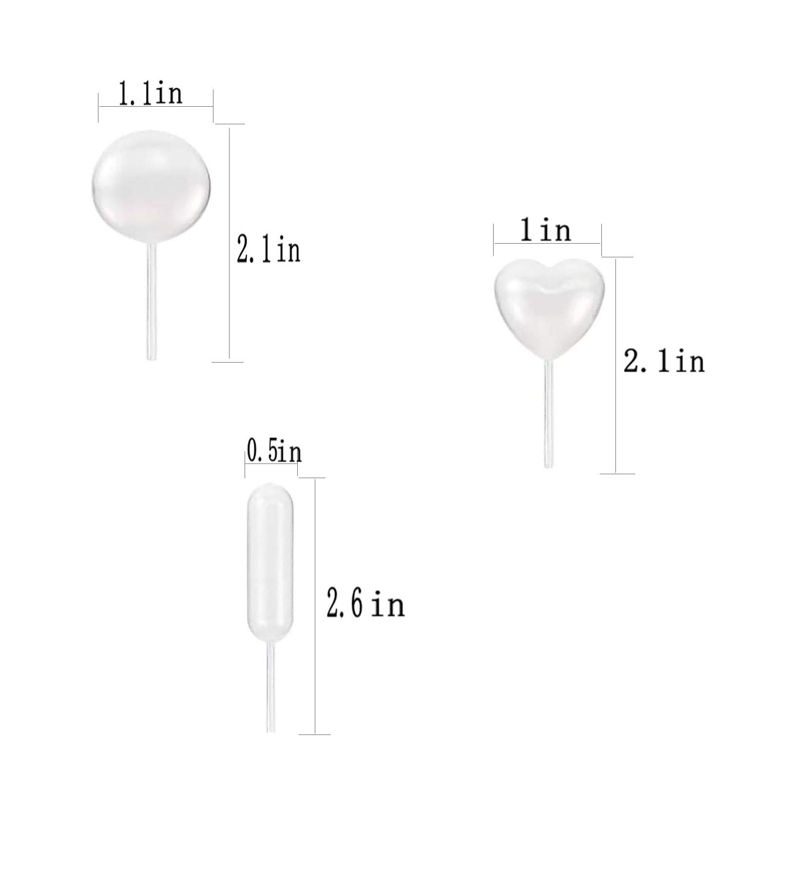 200pcs 4ml Mini Squeeze Transfer Cupcakes Pipettes-Rectangular,Heart,Round Shape,Disposable Plastic Droppers for Cupcake,Dessert,Strawberries and Chocolate, Birthday Party and Holiday Decoration.
