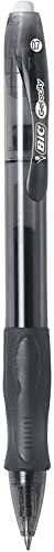BIC SUPER SMOOTH Gel-ocity gel pens, Bulk Pack Of 24 Ink Pens, 12 Black And 12 Blue Retractable Gel Pens, Medium Point 0.7 mm, 24-count