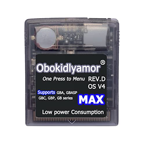 [Upgrade Version] 2022 EDGB Max+ Power Saving Flash Cart+ Game Cartridge Card For Gameboy GBA, GBASP, GBC, GBP, GB Series Game Consoles Service (EDGB MAX)