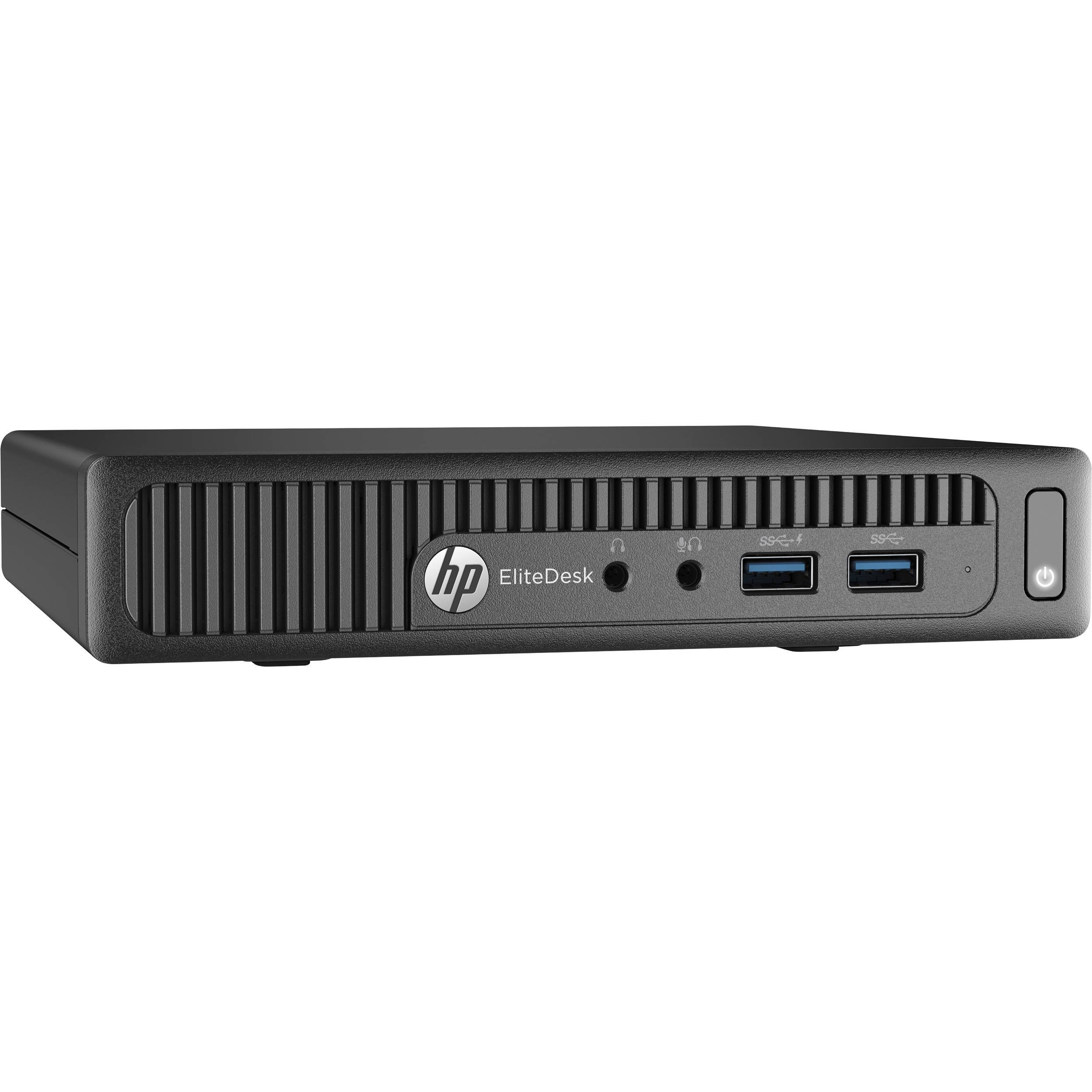 HP EliteDesk 705 G3 Mini Tiny Business Desktop PC, AMD A6 PRO-8570E, 3.0GHz, 8GB DDR4 RAM, 256GB SSD Hard Drive, WiFi, VGA, HDMI, DisplayPort, Windows 10 64 Pro (Renewed)