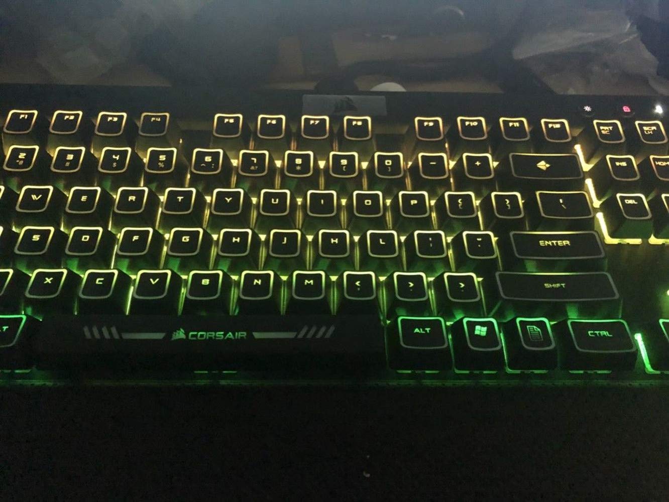 104 Keycaps ROG Backlit Keycap for Corsair K70 Lux K95 K65 K63 K68 K70 MK.2 K95 Platinum Strafe MK.2 Mechanical Keyboards Gaming
