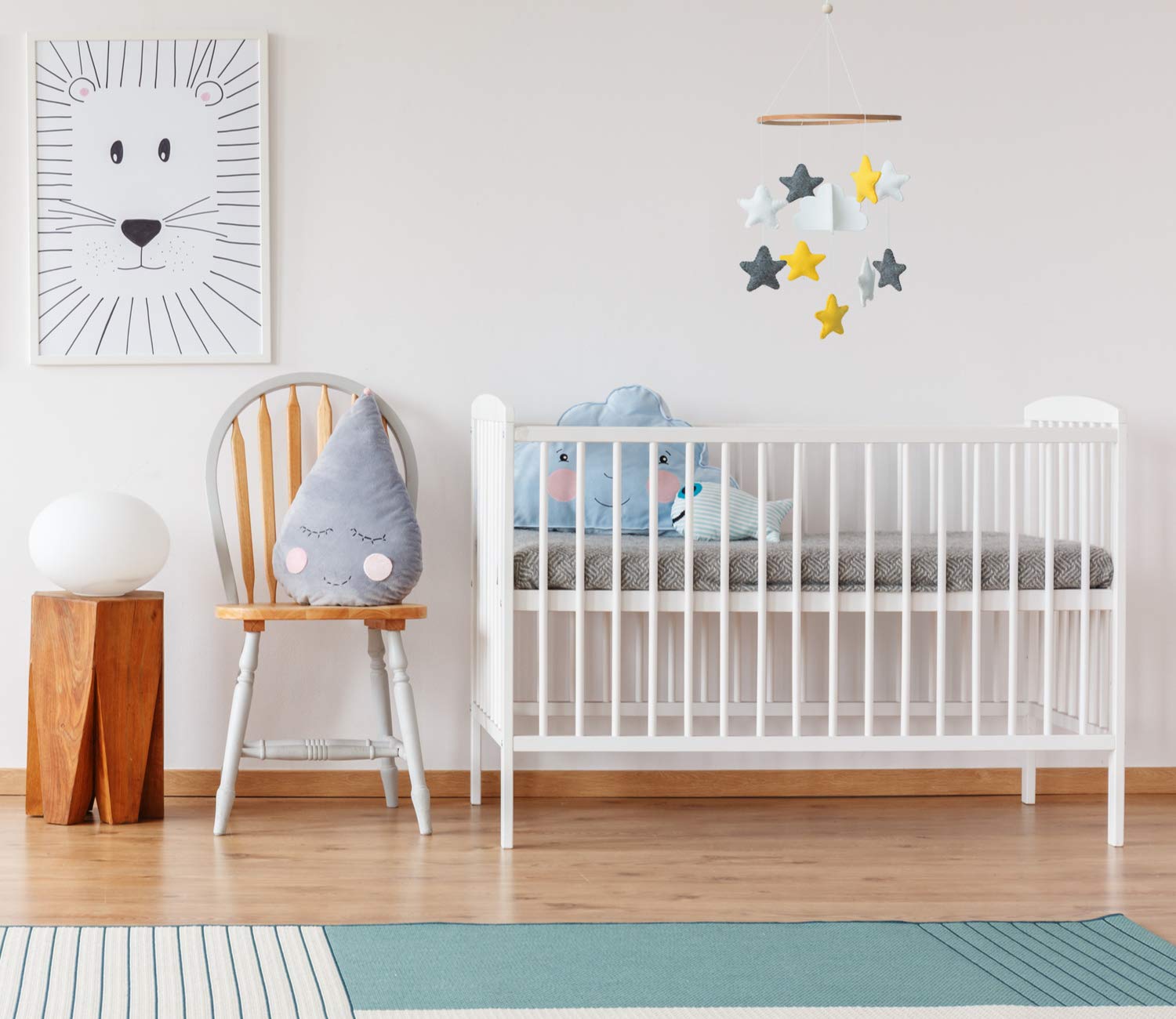 Baby Crib Mobile by Cheeky Owl - Dreamy Cloud and Stars for Nursery Decor and Ceiling Decoration, Gender Neutral, and Handmade Premium Materials