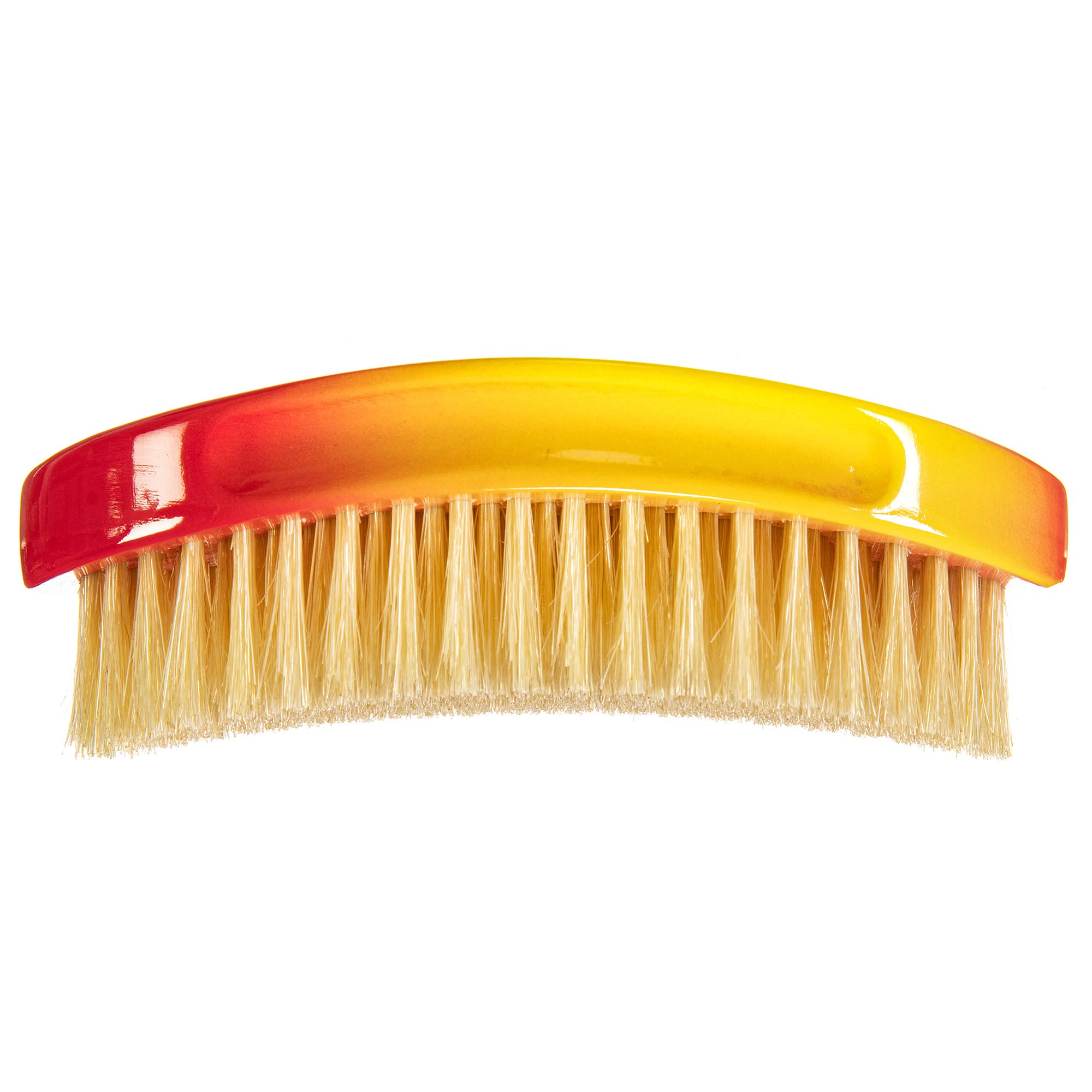 Torino Pro Curve Wave brush #157- Medium 100% Boar Bristle Curved 360 Wave Palm Brush - Great for laying down 360 waves and use before using wave cap or durag - Luxury wave brush for men 360