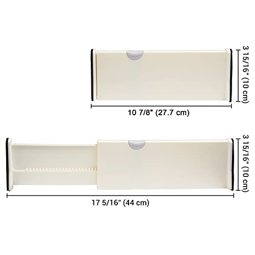 Yescom 2 Packs Adjustable Drawer Dividers Division Board Expandable Organizer Wardrobe