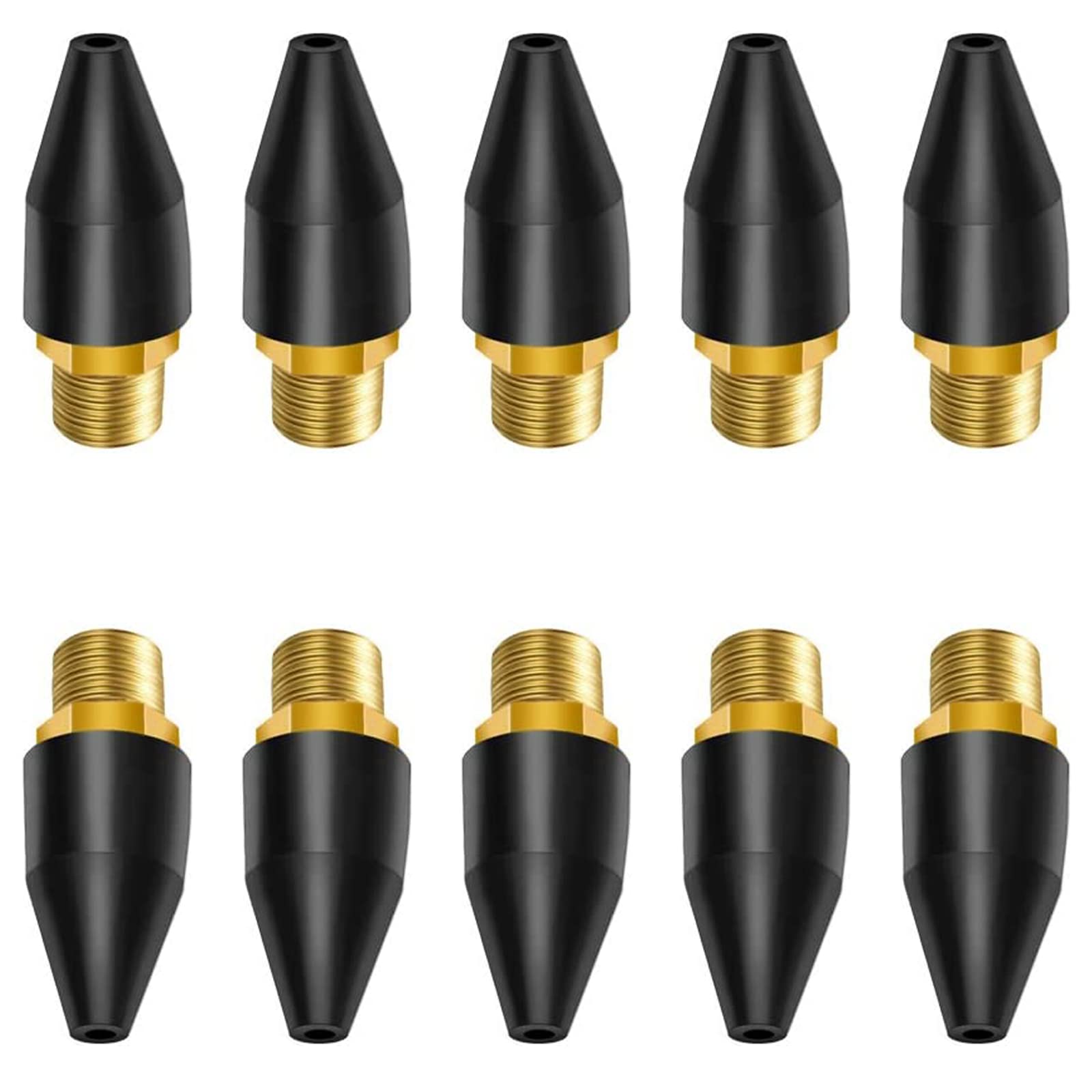 10 Pcs Rubber Air Tool For Air Nozzle Tip, Blow Gun Rubber Tip For Air Tool, Parts Air Nozzle For Air Blow Guns Tool For Air Tool Parts & Accessories Air Blow Guns Tool Black