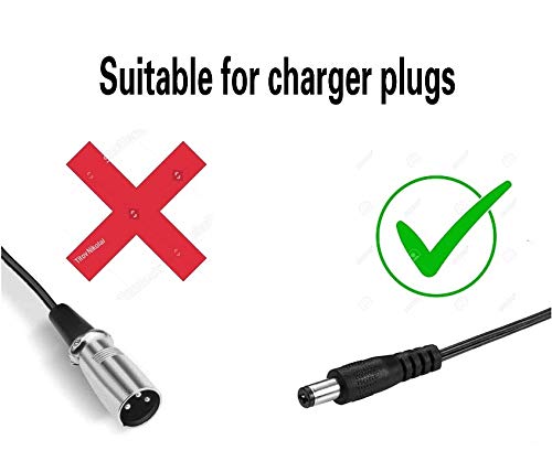 Charger Compatible with Ecotric 26" Fat Bike, Rocket, Vortex, Leopard and Swallow Electric Bike eBike