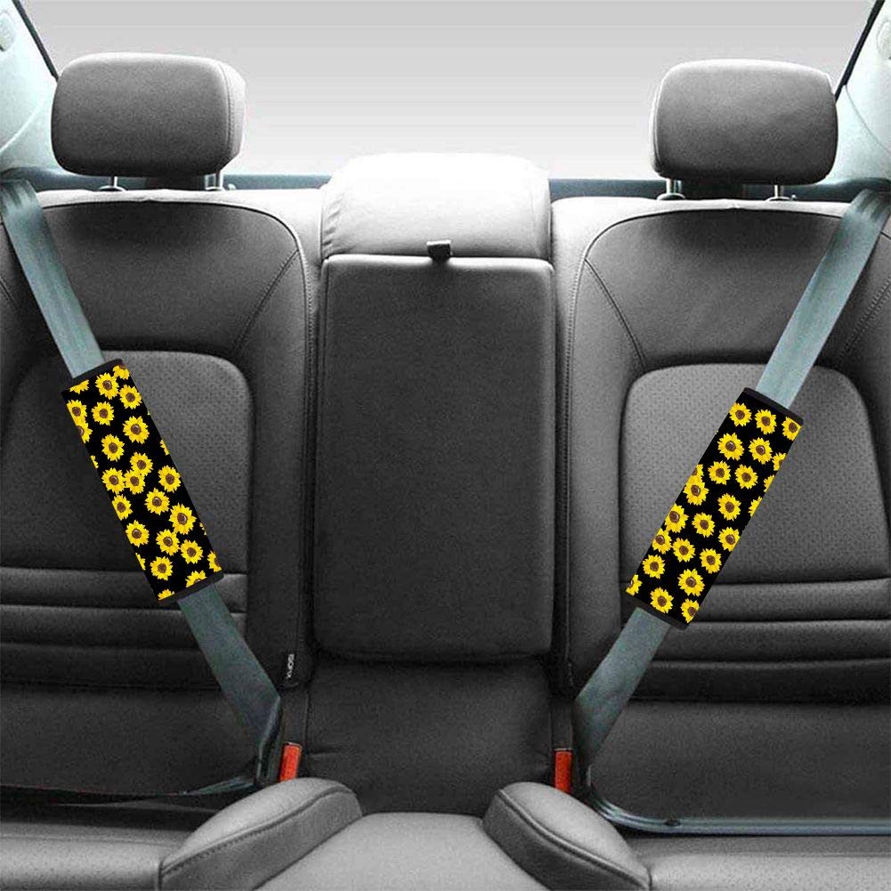 Xhuibop Galaxy Bat Car Seat Belt Covers for Adults 2 Piece Shoulder Pads Strap Covers for Women SUV Accessories Interior Decor Easy Install