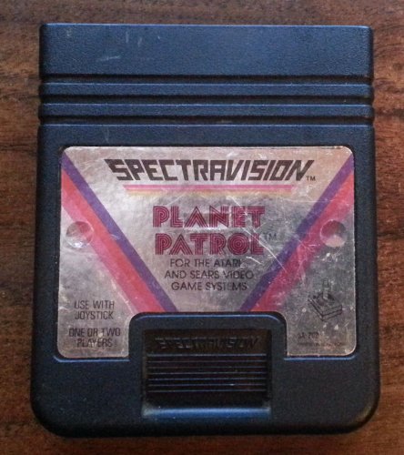 1983 Audio Visual By Spectravideo International, Ltd. Spectravideo Planet Patrol Game Cartridge #Sa-202 for Atari and Sears Video Game Systems (Atari 2600 & Sears System That Takes Atari 2600 Games)