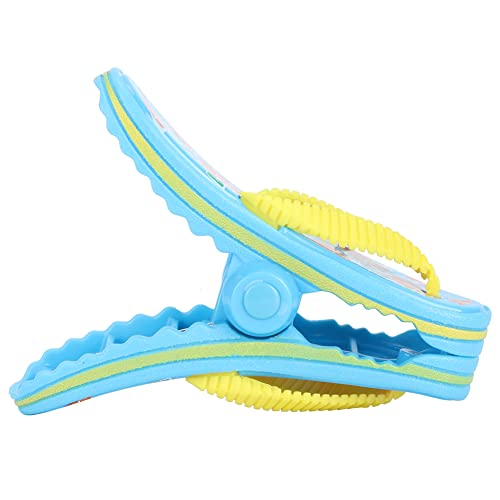 Beach Towel Clips, 1PCS Portable Towel Clips, Flip Flop Windproof Clips Clothespins Peg Clamps Chip Clips, Secure Clips for Beach Chairs Sunbeds or Pool Lounges