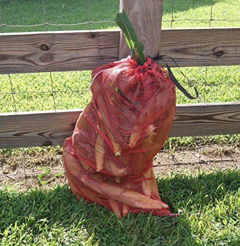 8 Large Mesh Produce Bags, 32 Inches X 18 Inches, Holds up to 35 lbs (8 Bags)