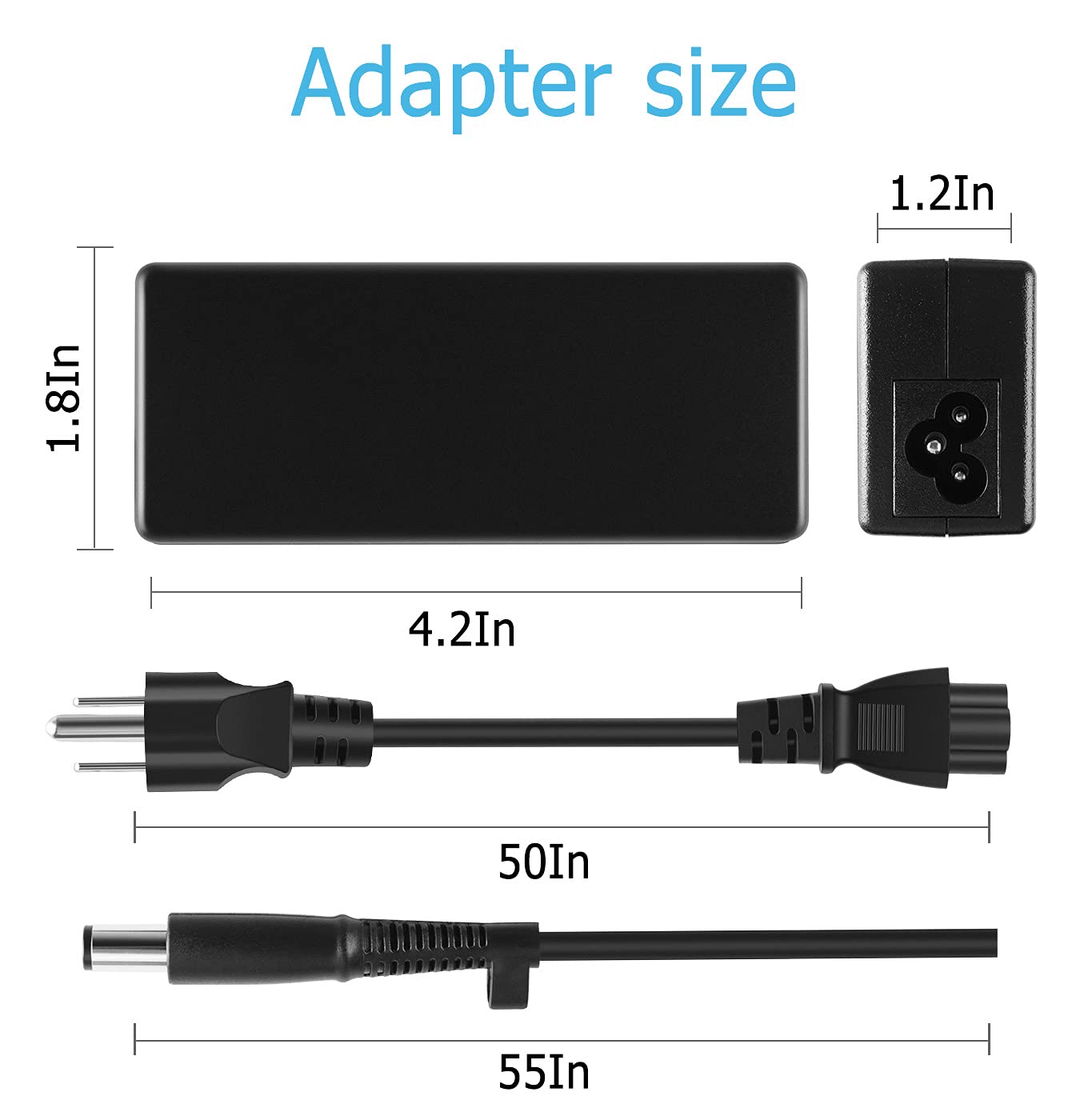 65W AC Charger Adapter Replacement for HP EliteDesk 705 800 G5 Desktop Mini 705 G4 Desktop Mini 6590 150W EliteDesk 705 35W G4 Desktop Mini ProDesk 400 G1 G4 G5 705 G5 Desktop Mini