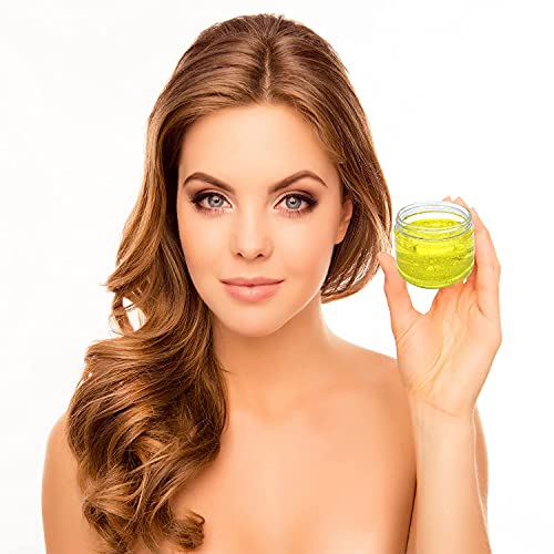 4 oz Plastic Pot Jars Round Clear Leak Proof Plastic Cosmetic Container Jars with black Lids for Cosmetic, Lotion, Cream, Eye shadow, 12 Pcs.